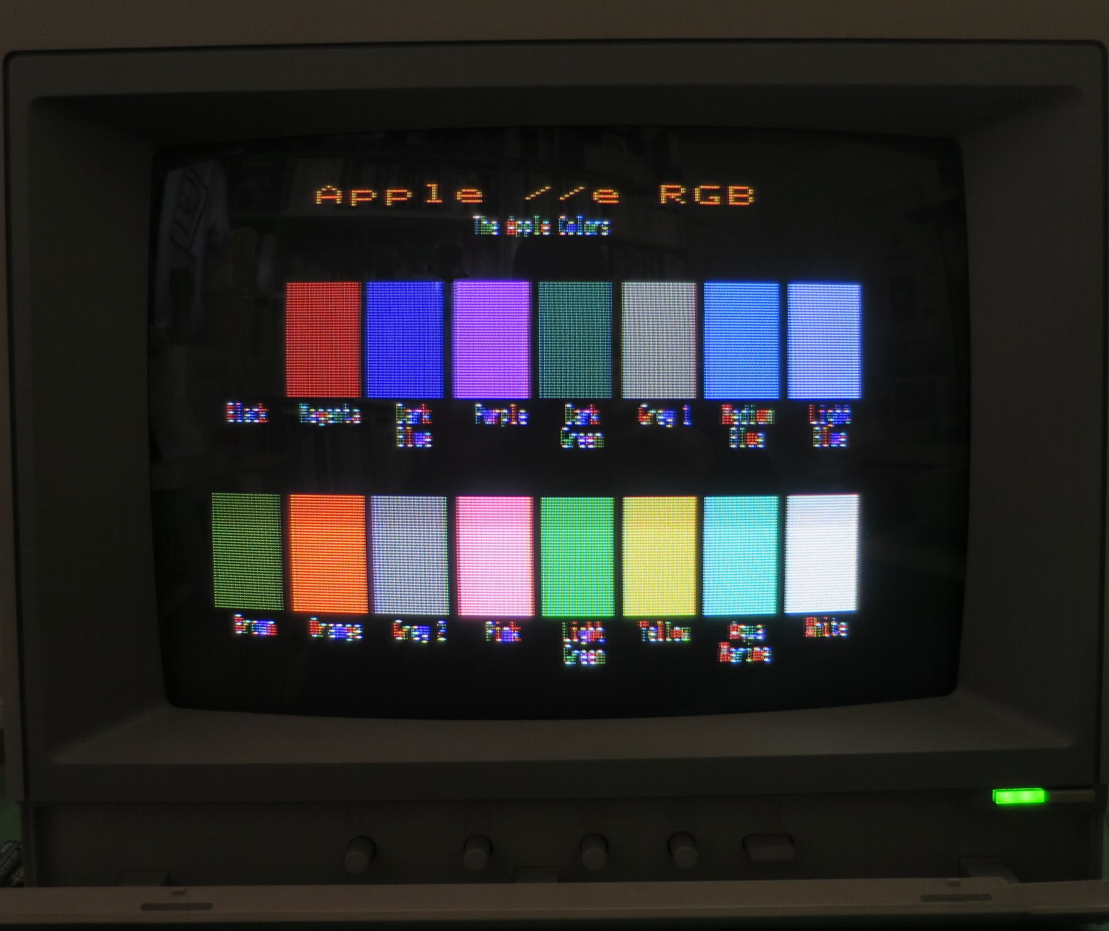 Platinum Apple IIe & AppleColor Monitor - International Varieties